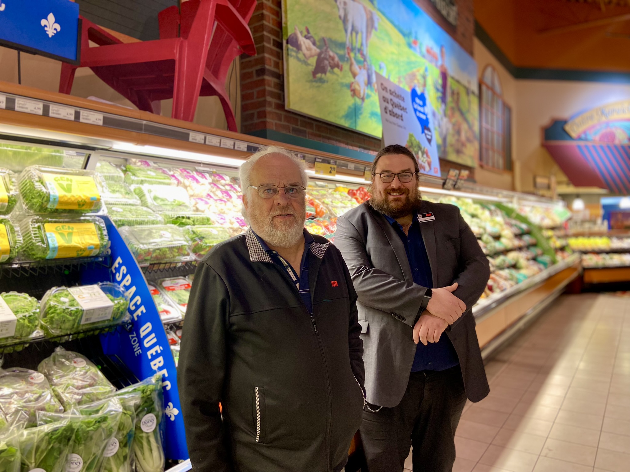 Portrait d'épicier des Cantons-de-l'Est: M. Gilles Denis, co ...